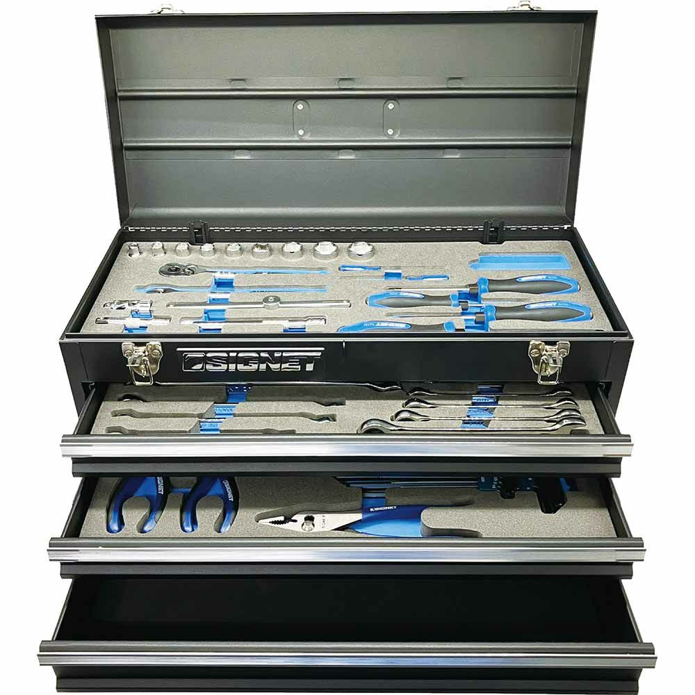 ちょこみ箱 2024年度版「SIGNET 9.5SQ 75PCツールセット マットブラック 800S-7524MBK」非売品アクリルステッカ ...