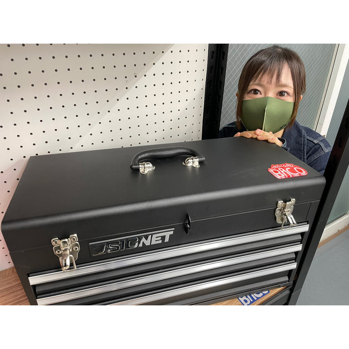 ちょこみ箱 2024年度版「SIGNET 9.5SQ 75PCツールセット マットブラック 800S-7524MBK」非売品アクリルステッカ ...